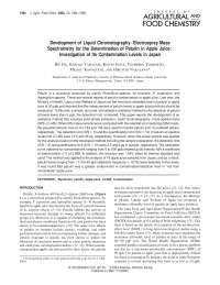 Determinação micotoxina Patulina em maça e derivados - Development of ...
