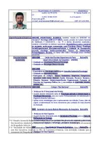 Curriculum ANDRÉ-2010-Atualizado - Curriculum ANDRÉ | Docsity