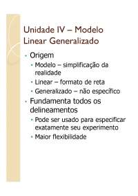 Capitulo IV (modelo linear generalizado) - estatistica experimental ...
