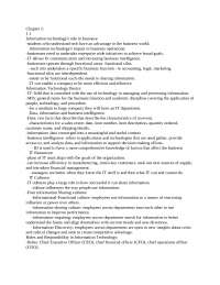 Final Exam Study Guide for Management Information Systems | MIS 300 ...