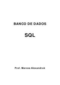 Apostila Banco de Dados SQL - É uma apostila muito boa! - Docsity