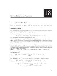 Electric Potential Capacitance - Physics without Calculus II | PHY 2054 ...