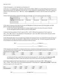 Introduction to Mathematical Modeling Quiz Over Unit 1 | MATH 1101 ...