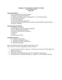 Review Sheet for Exam 2 - Introduction to Weather and Climate | GEOG ...