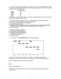 Final Multiple Choice Test on Evolutionary Biology | BIOL 2704 | Exams ...