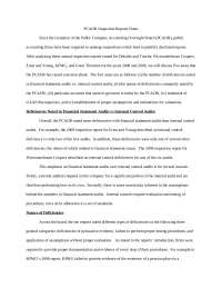 PCAOB Inspection Report - Handout | ACC 358C - Docsity