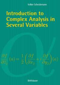 Scheidemann,V. - Introduction to Complex Analysis in Several Variables - Introduction - Docsity