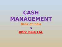 Financial Management - CASH MANAGEMENT SYSTEM (1)- Notes - Docsity