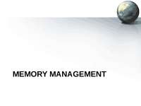 Operating System - Memory Management Part 3 - Notes - Docsity