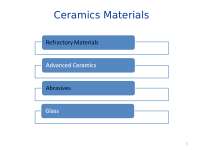 Materials Applications - Lecture 4 - Material Engineering | Lecture ...
