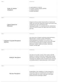 Overview of Signal Transduction | PSIO 303A - Integrative Cellular Physiology - Docsity