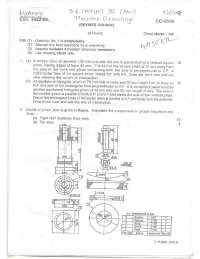 Test Paper - Machine Drawing - Mumbai University - Mechanical ...
