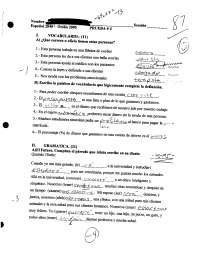 4 Solved Questions for Quiz 4 - Intermediate Spanish | SPAN 2040 - Docsity
