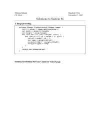 Solutions to Section 6 - Section Handout - Programming Methodology- 34 - Docsity