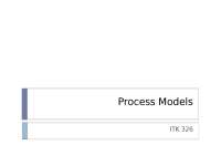 The Generic Process Model in Steps of Software Development | IT 326.00 ...