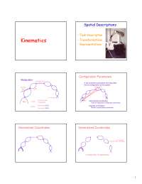 Kinematics 1 - Handouts - Introduction to Robotics - 2 - Docsity