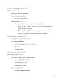 Biological Sciences I - Test 3 Study Guide | Bisc 160 - Docsity