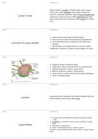 Exam 3 Lymphatic System | BIO 2004 - Human Anatomy - Docsity