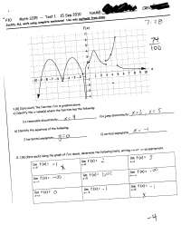 Solved Problems on Methods of Calculus - Exam 1 | MATH 1205 - Docsity