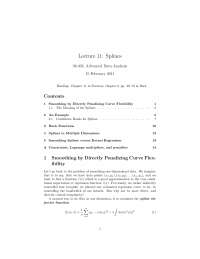Data Analysis Splines, Lecture Slide - Engineering | Slides Advanced Data Analysis | Docsity