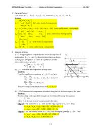 Solution of Midterm Examination - Theory of Elasticity I | MEM 660 | Exams Applied Solid ...
