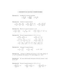 Calcolo combinatorio - Docsity