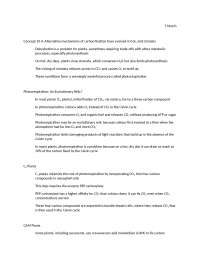 Alternative Mechanisms of Carbon Fixation Evolved in Hot and Climate ...