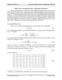Stress-Strain Relationship and Governing Equations of Electricity | MEM 660 - Docsity