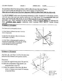 Statistics - Exam 1 - Spring 2011 | CE 2450 - Docsity