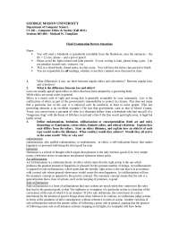 Final Examination Review Questions - Computer Ethics and Society | CS ...