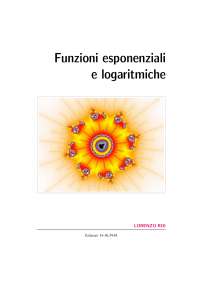 Esponenziali Logaritmi | Appunti di Analisi Matematica I - Docsity