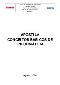 Conceitos basicos de informatica - Conceitos basicos de informatica - Docsity