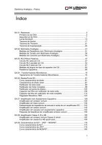 Aulas Praticas de Eletronica Analogica - Aulas Praticas de Eletronica Analogica - Docsity