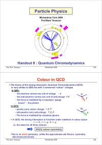Particle Physics Part III-Handout 08 2004-Physics - Docsity