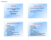 Denial of Service Attacks-Advanced Computer Networks-Lecture 26 Slides-Computer Science ...