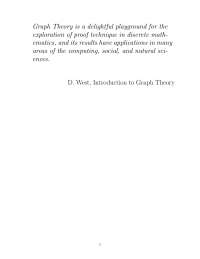 Introduction To Graph Theory Notes CSCI 4260 Docsity