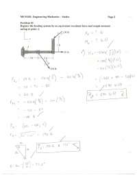 Engineering Mechanics Statics - Solved Problems | MEM 202 | Quizzes ...