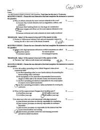 Physical Geology - Exam 1 Questions with Solutions | GEOL 100 - Docsity