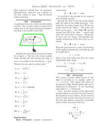 Questions on General Physics - Homework 8 | PHY 302K - Docsity