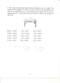 Solutions for Exam 2 - Fundamentals of Physics | PHYS 180A | Exams Physics | Docsity