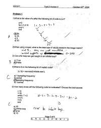 Test 2, Version 2 with Solution for Computing for Engineers | CS 1371 ...