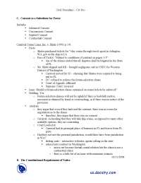 Consent, Notice, Long Arm Statutes - Docsity