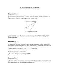 Olimpiada matematica 82 - Ejercicios - Bachillerato - Docsity