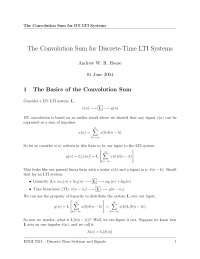 The Convolution Sum for Discrete Time LTI Systems-Digital Signal Processing-Lecture Slides - Docsity