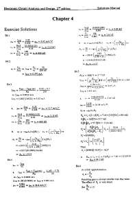 Basic Electrical Circuit Analysis Pdf