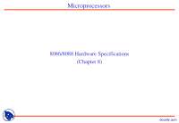 8086,8088 Hardware Specifications-Microprocessors-Lecture Slides - Docsity