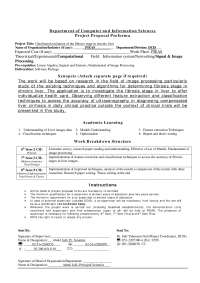 Projects Proposals 2008-2012 Part 1 -Computer Science-Project Proposals ...