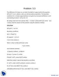 Deflection of Beam on Elastic Foundation-Finite Element Method-Assignment Solution | Exercises ...