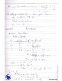 Spline Interpolation-Numerical Methods-Lecture Notes - Docsity