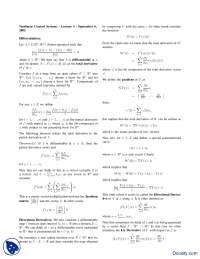 Differentiation-Analysis of Non Linear Control Systems-Handout - Docsity